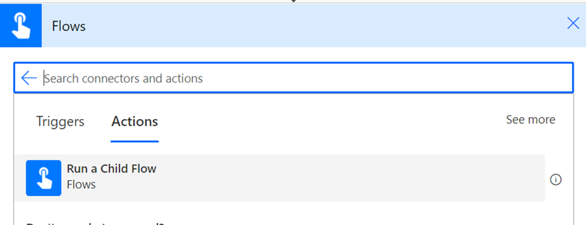 Child Flows In Power Automate